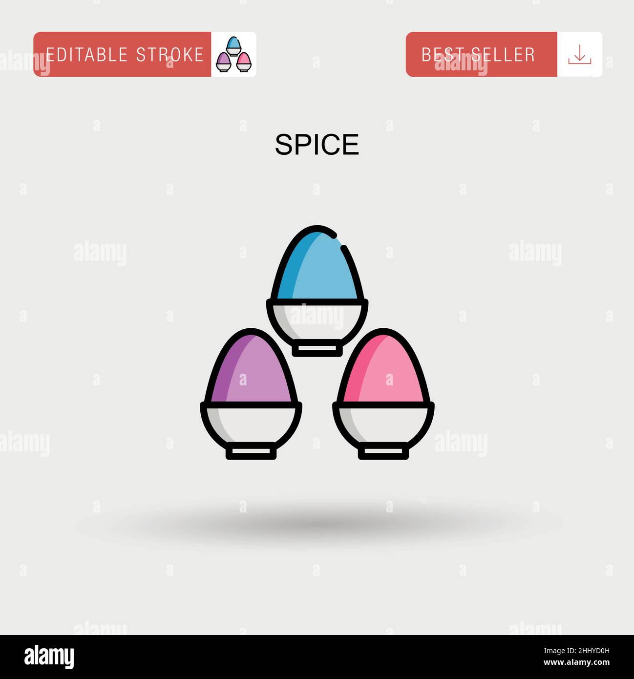 Indian cooking spice Stock Vector Images - Alamy