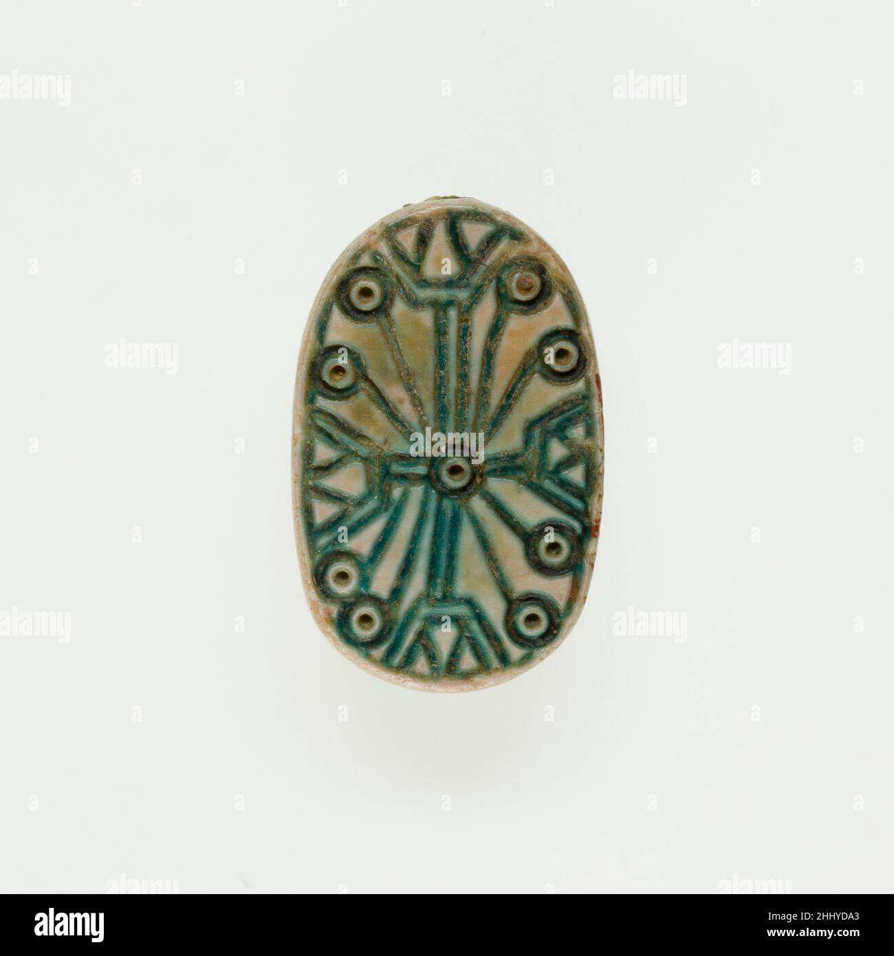 Scarab Incised with Circles and Lotus Flowers ca. 1981–1850 B.C. Middle ...