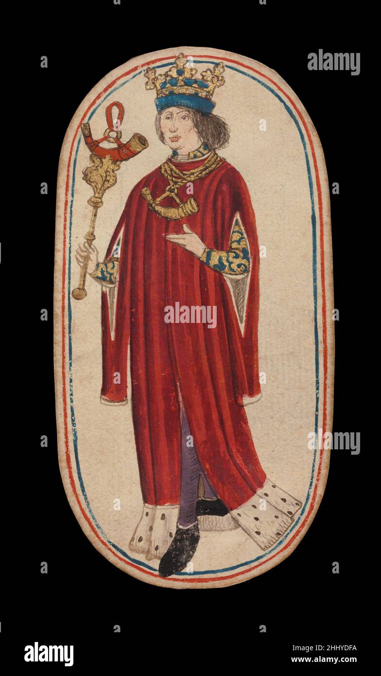King of Horns, from The Cloisters Playing Cards ca. 1475–80 South ...