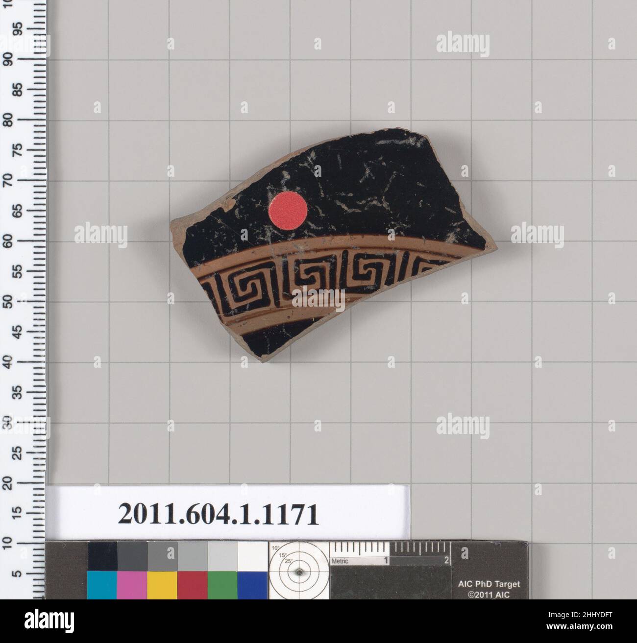 Terracotta fragment of a kylix (drinking cup) 490–480 B.C. Greek, Attic ...