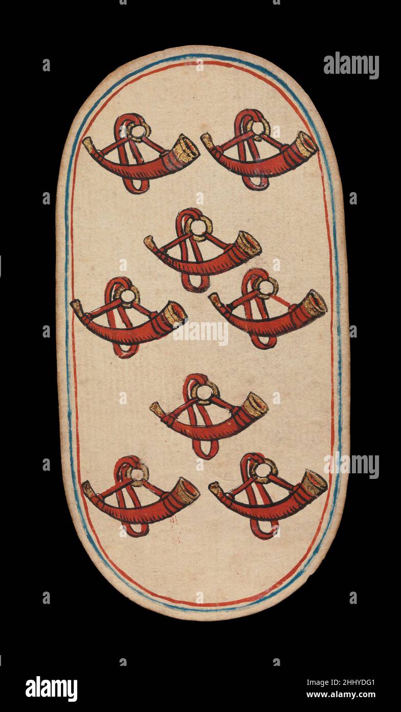 8 of Horns, from The Cloisters Playing Cards ca. 1475–80 South ...