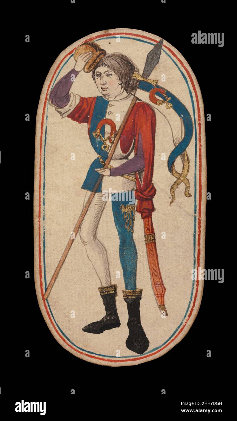Knave of Collars, from The Cloisters Playing Cards ca. 1475–80 South ...