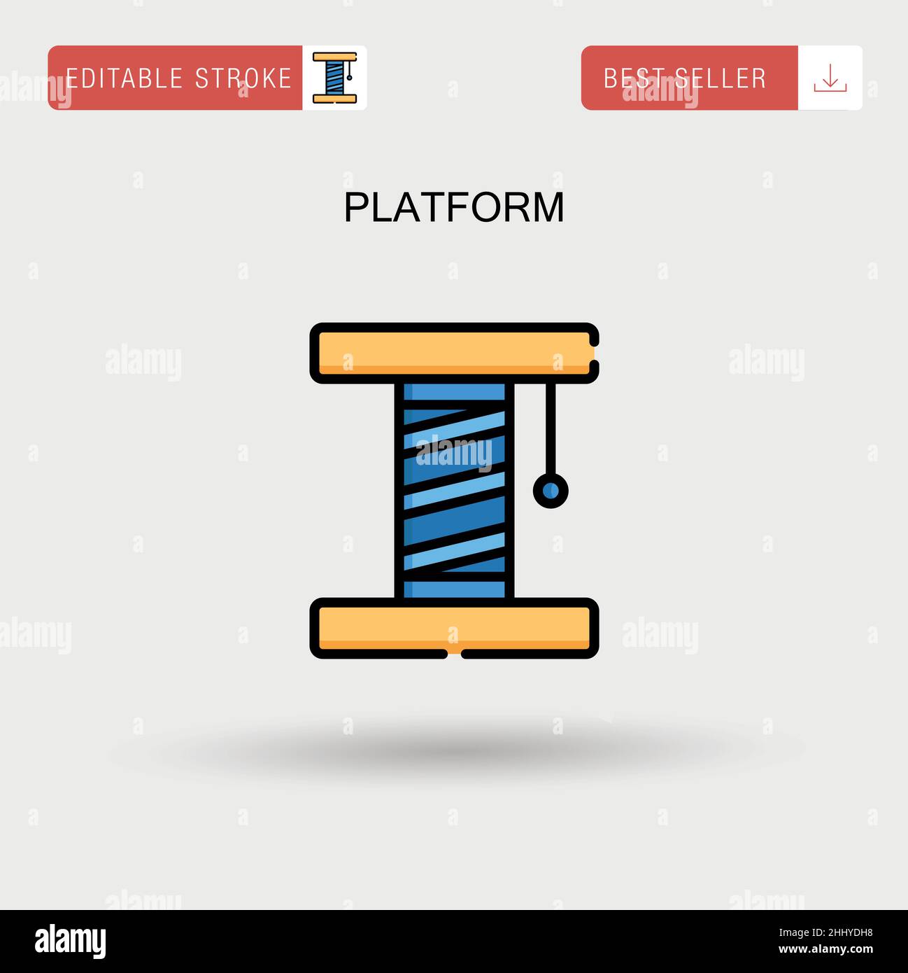 Platform Simple vector icon Stock Vector Image & Art - Alamy
