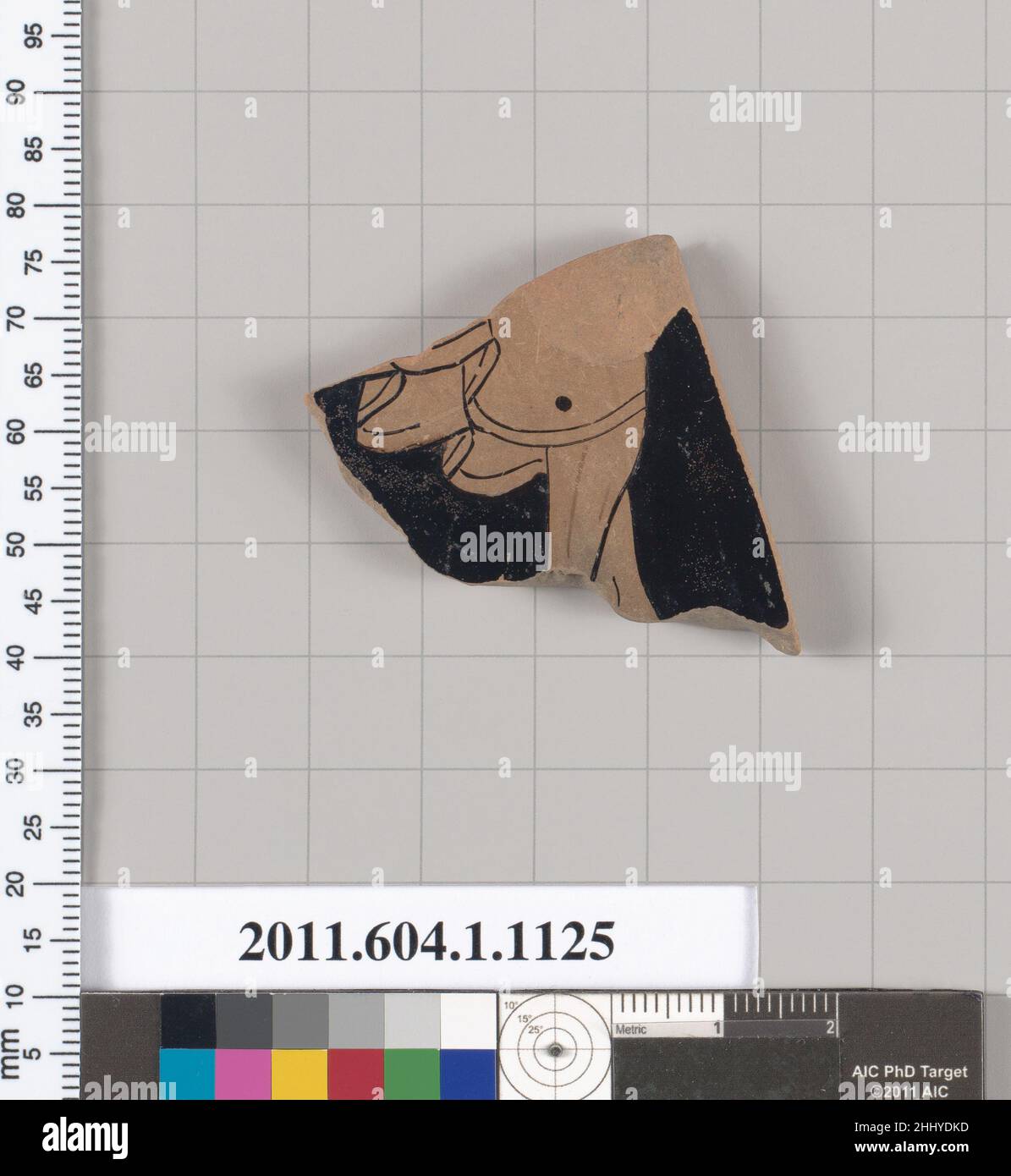 Terracotta fragment of a kylix (drinking cup) 490–480 B.C. Greek, Attic ...