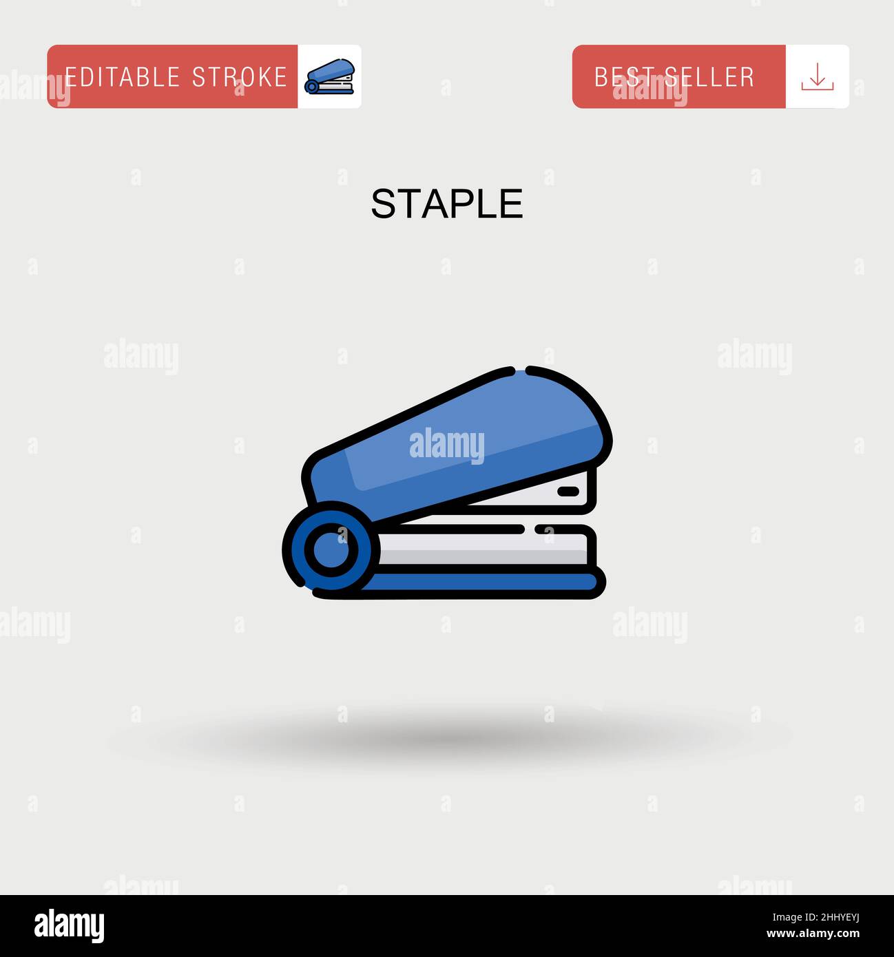 Staples symbol Stock Vector Images - Alamy