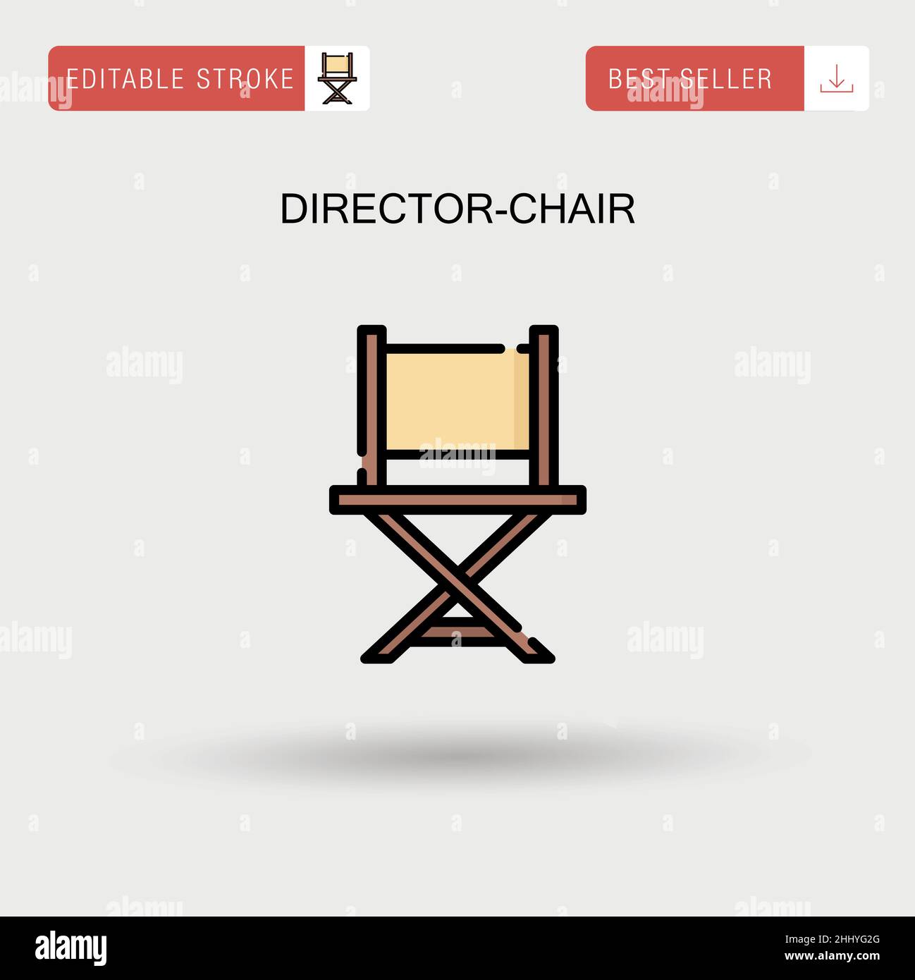 Film chief Stock Vector Images - Alamy