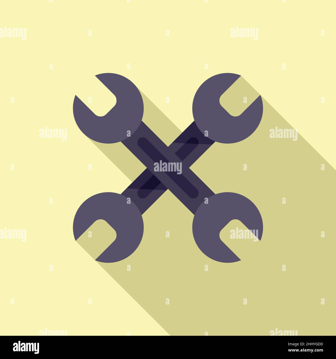 Bike repair keys icon flat vector. Fix cycle. Service shop Stock Vector ...