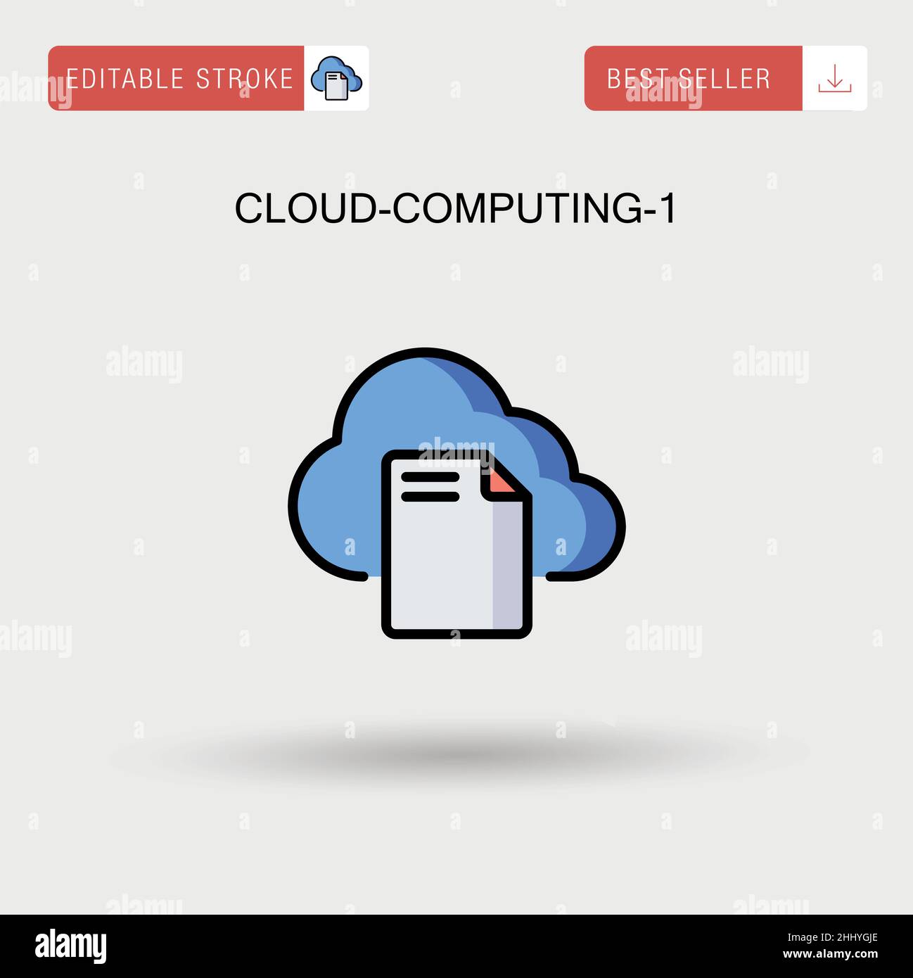 Cloud arrow computing concept hi-res stock photography and images - Alamy
