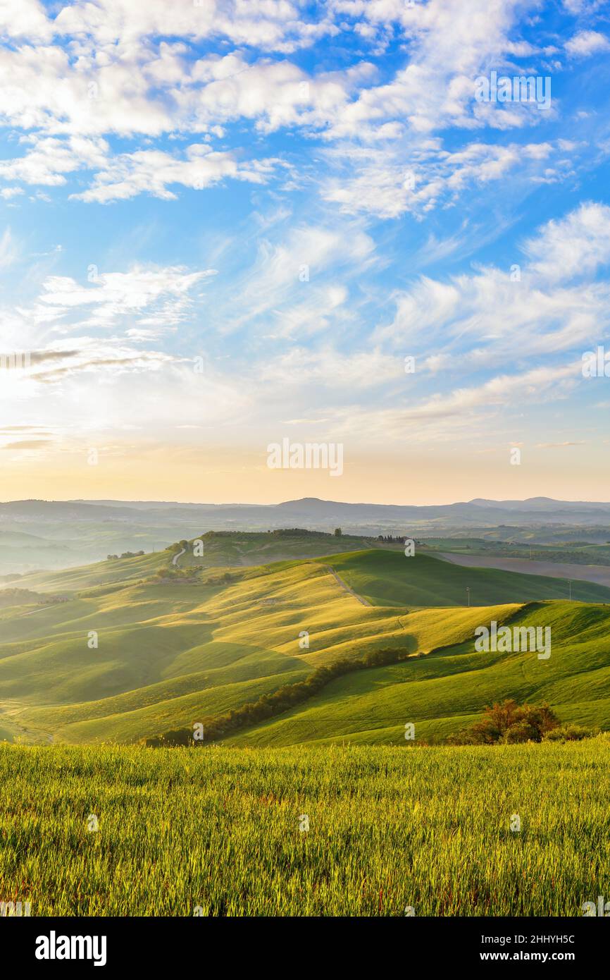 Rural landscape sunrise scene hi-res stock photography and images - Alamy