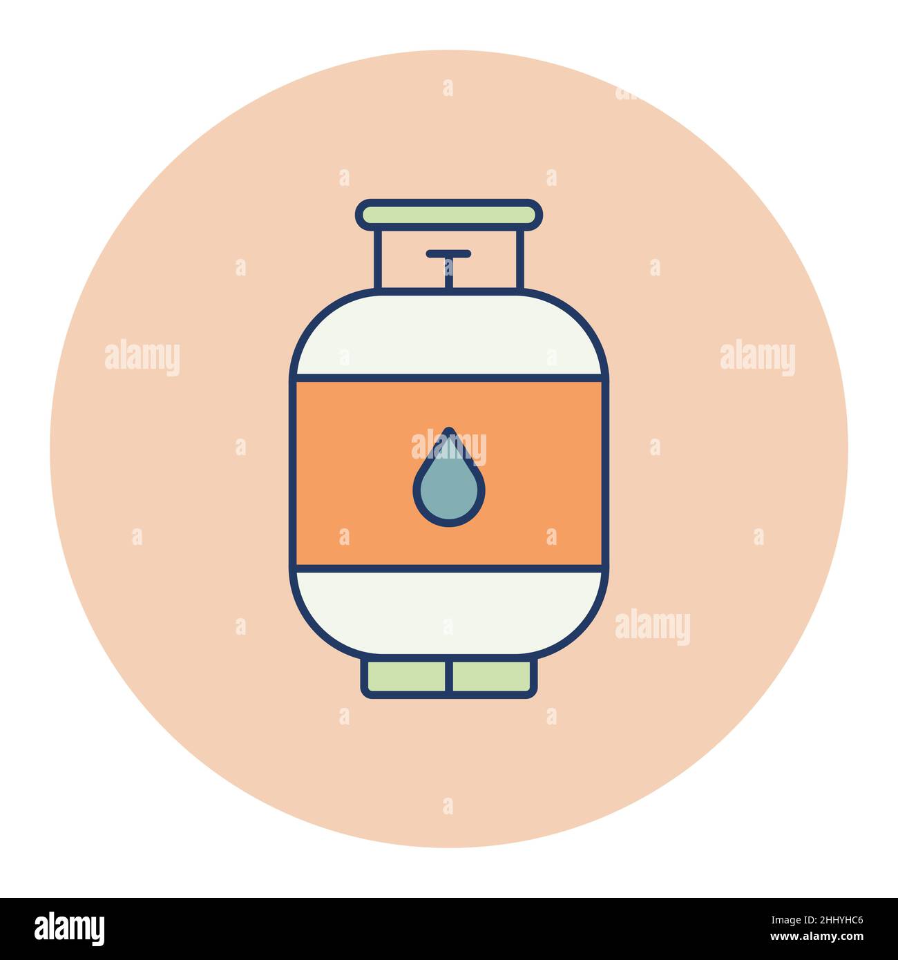 Propane grill tank Cut Out Stock Images & Pictures - Alamy