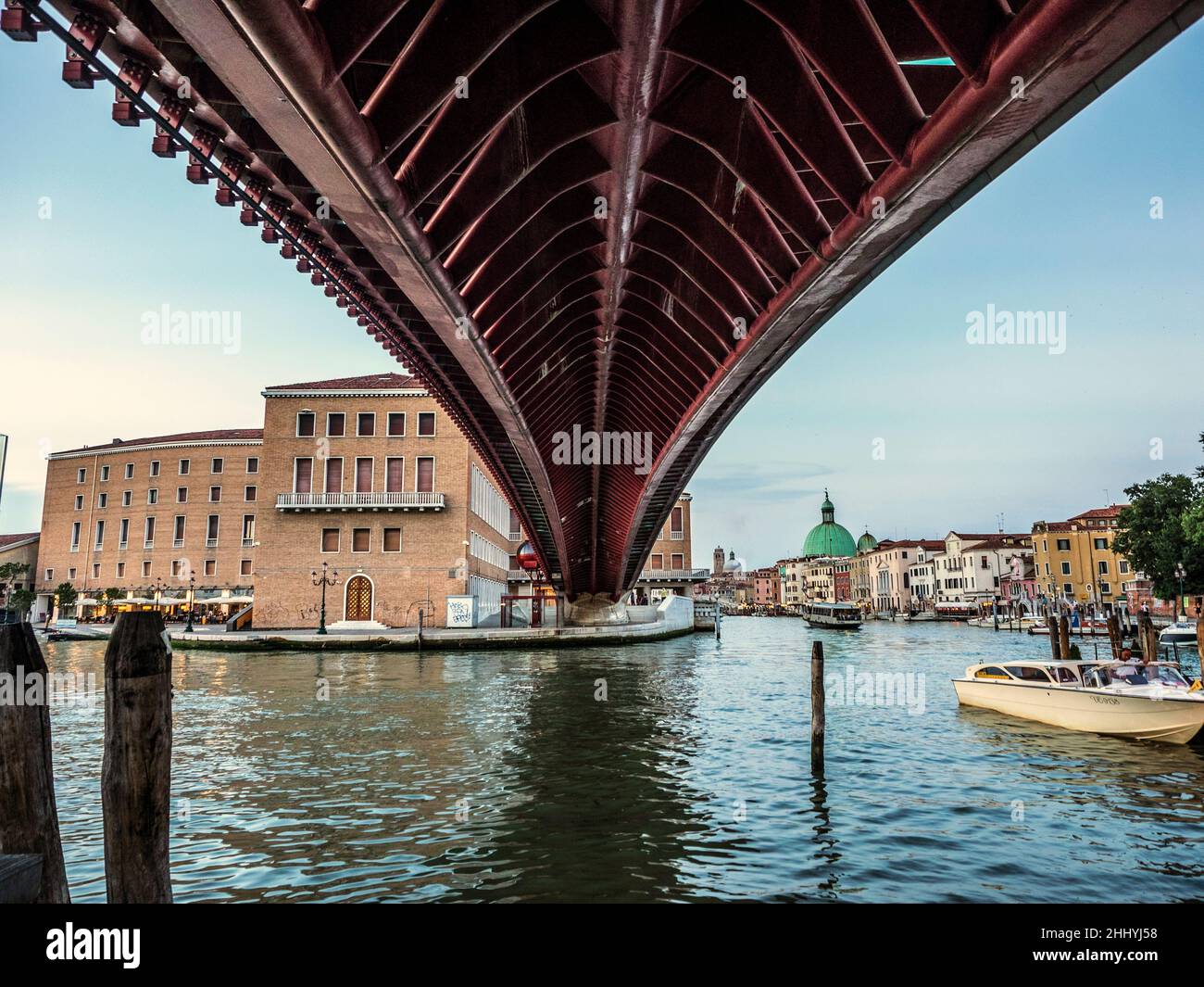 Entrance bridge to Venice Stock Photo - Alamy