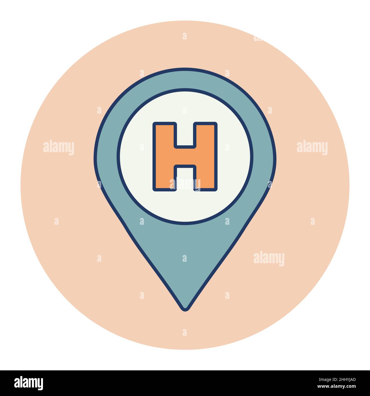 Map marker icon helicopter hi-res stock photography and images - Alamy