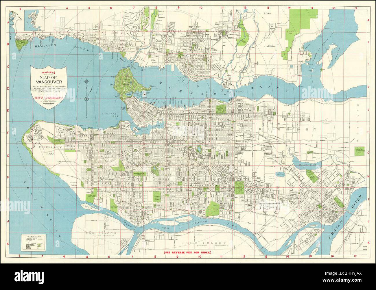 New westminster map hi-res stock photography and images - Alamy