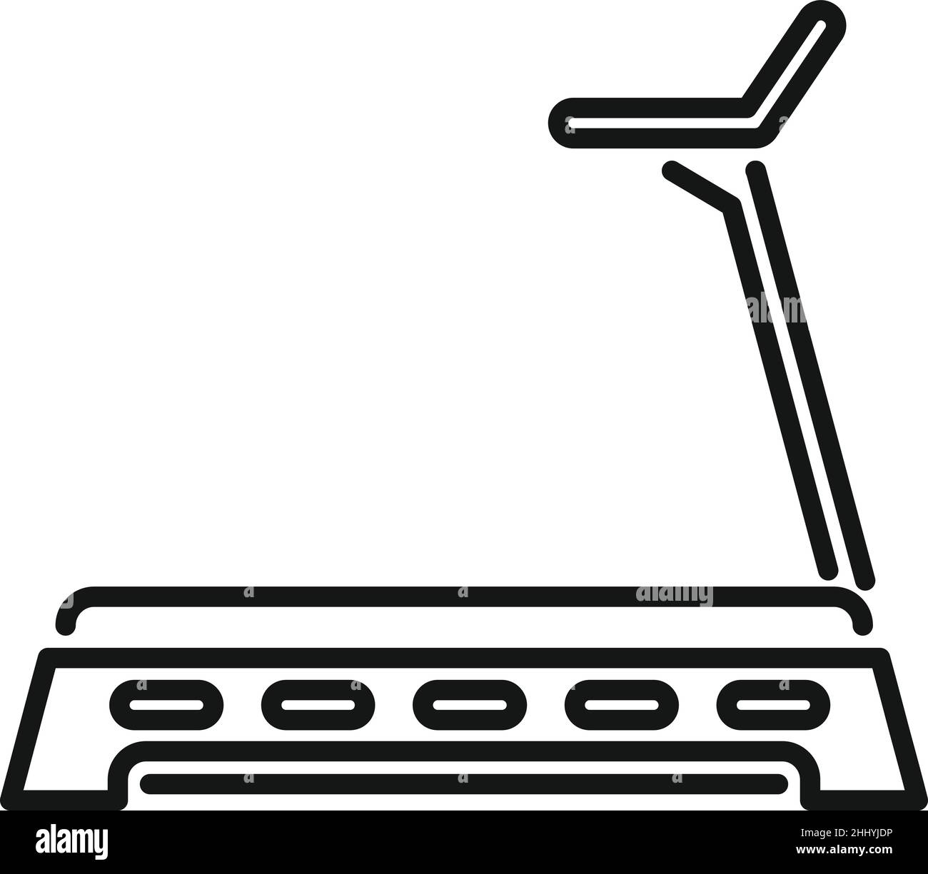 Sport treadmill icon outline vector. Healthy lifestyle. Active life ...