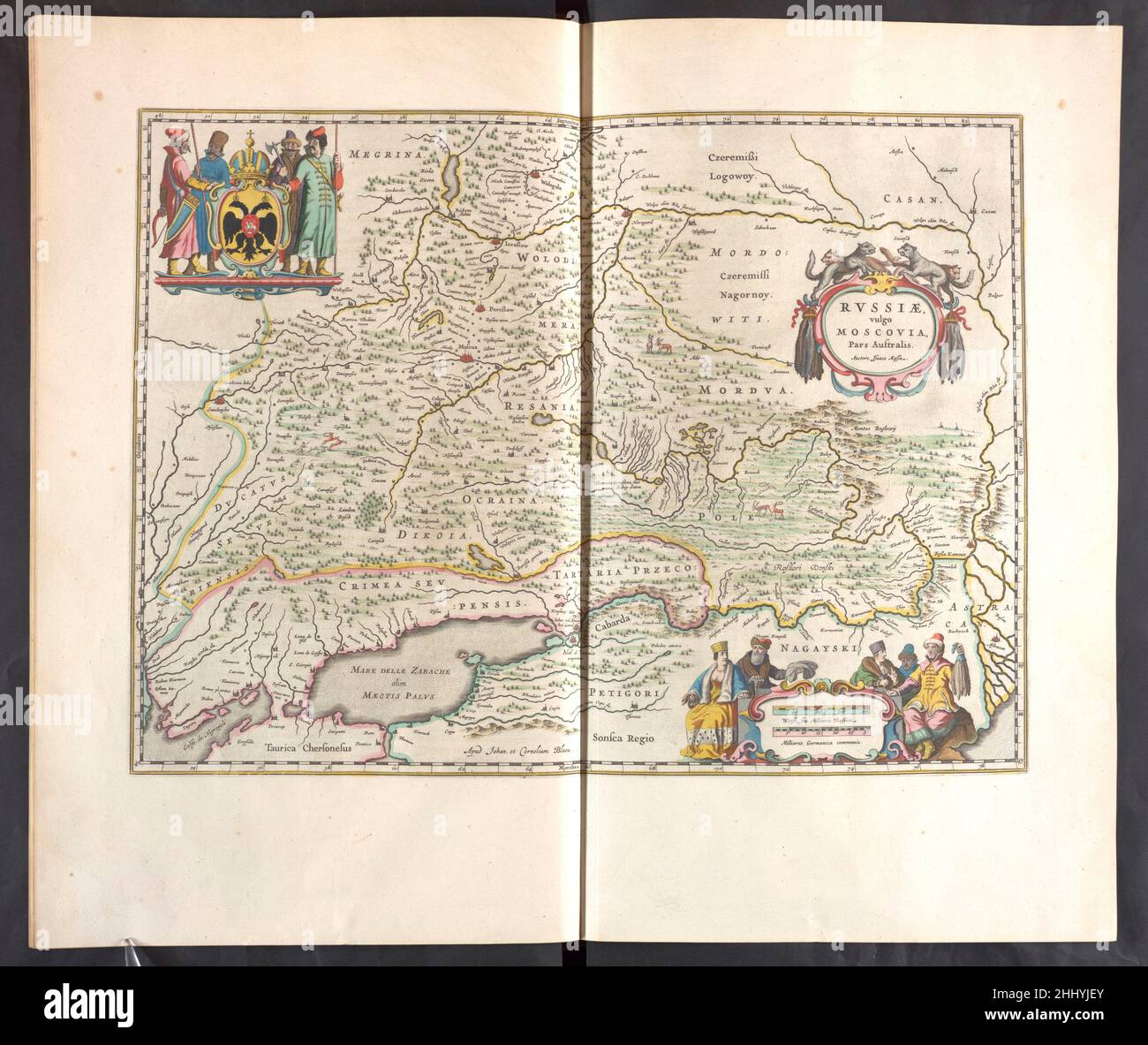 Moscovia map hi-res stock photography and images - Alamy