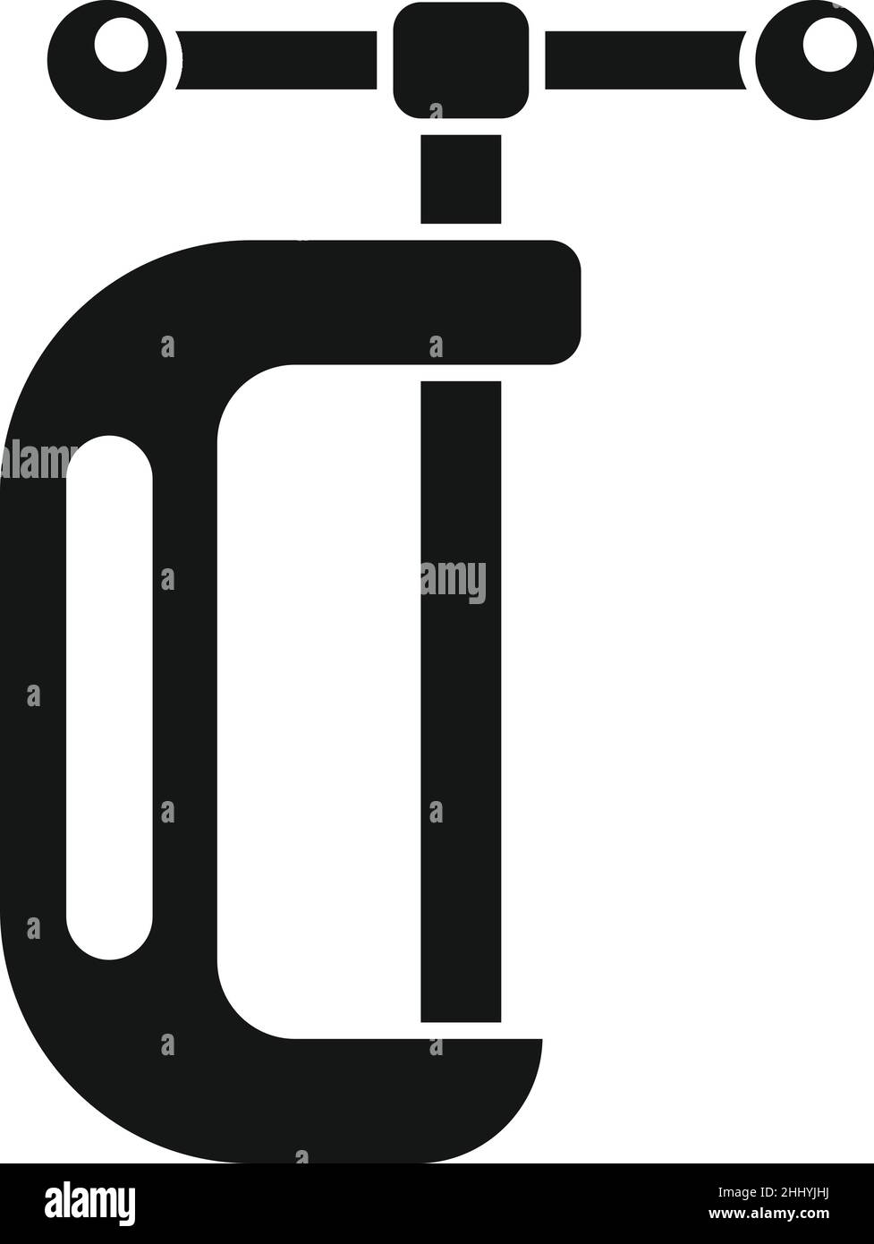 Fixing the clamp Black and White Stock Photos & Images - Alamy