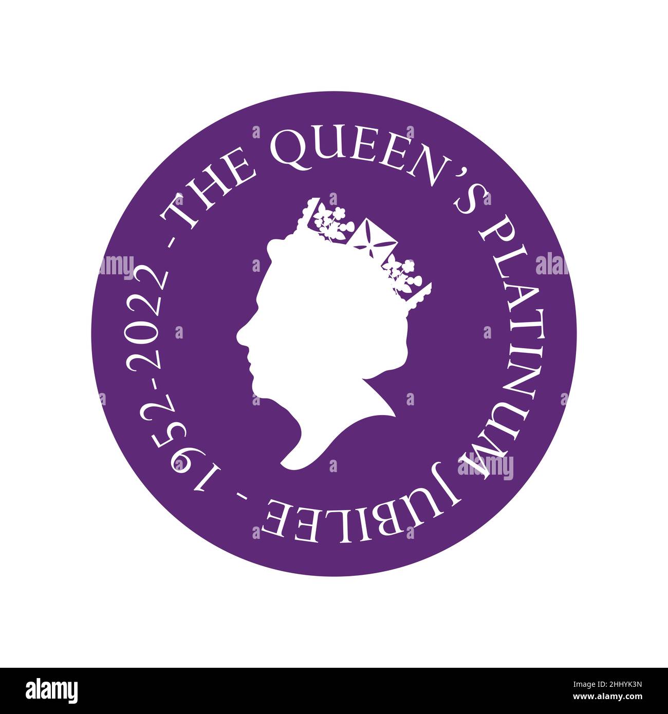 Queens Platinum Jubilee Stock Vector Images - Alamy