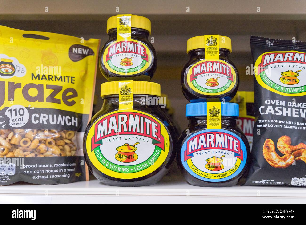 Graze marmite crunch hi-res stock photography and images - Alamy