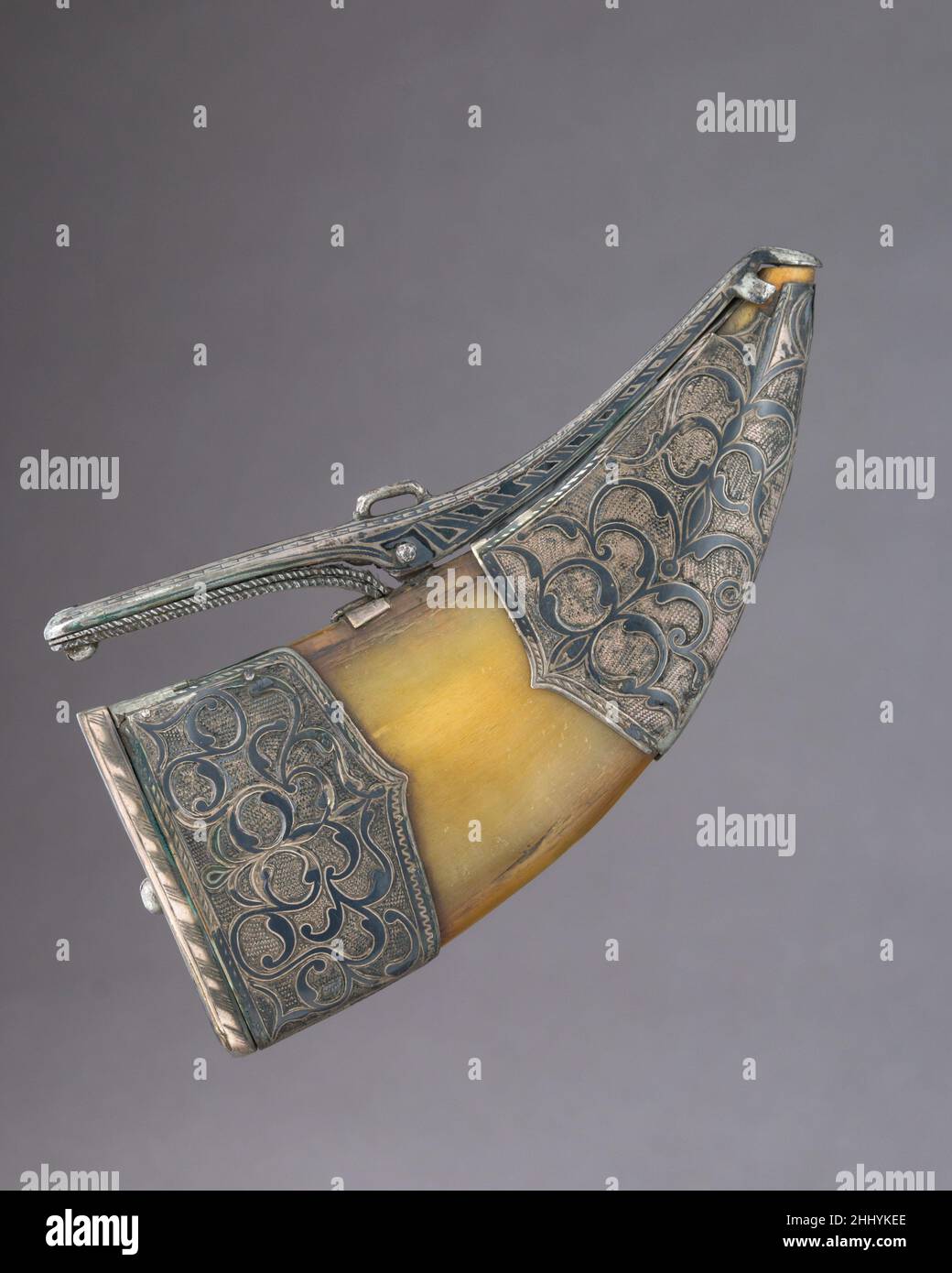 Powder Horn 19th century Caucasian. Powder Horn 32271 Stock Photo - Alamy
