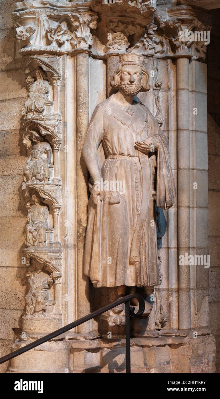 King Clovis I ca. 1250 French According to tradition, the monastery of ...
