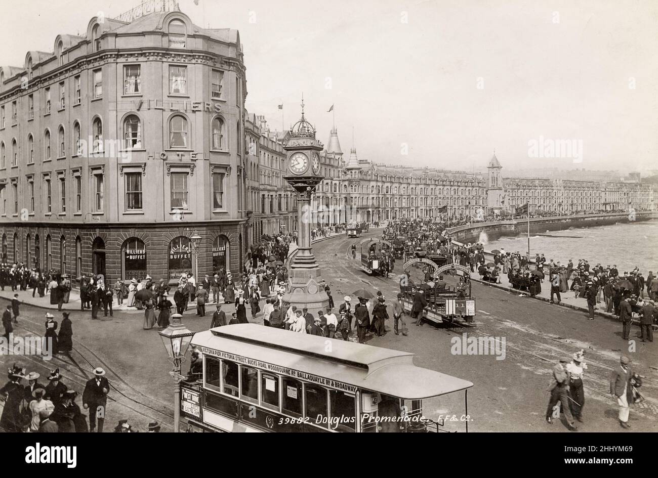 Vintage photograph, late 19th, early 20th century, view of Douglas ...