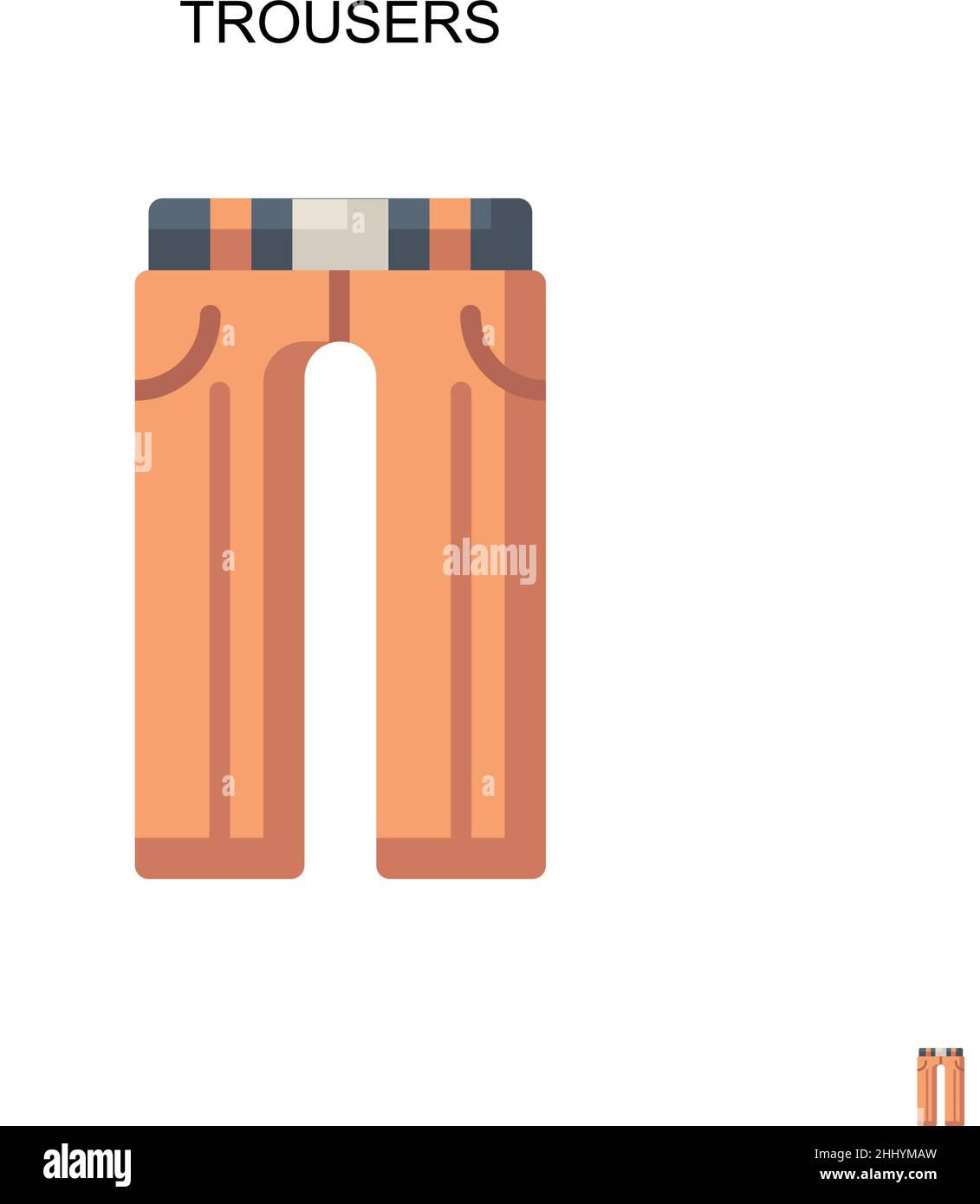 Womens trousers Stock Vector Images - Alamy