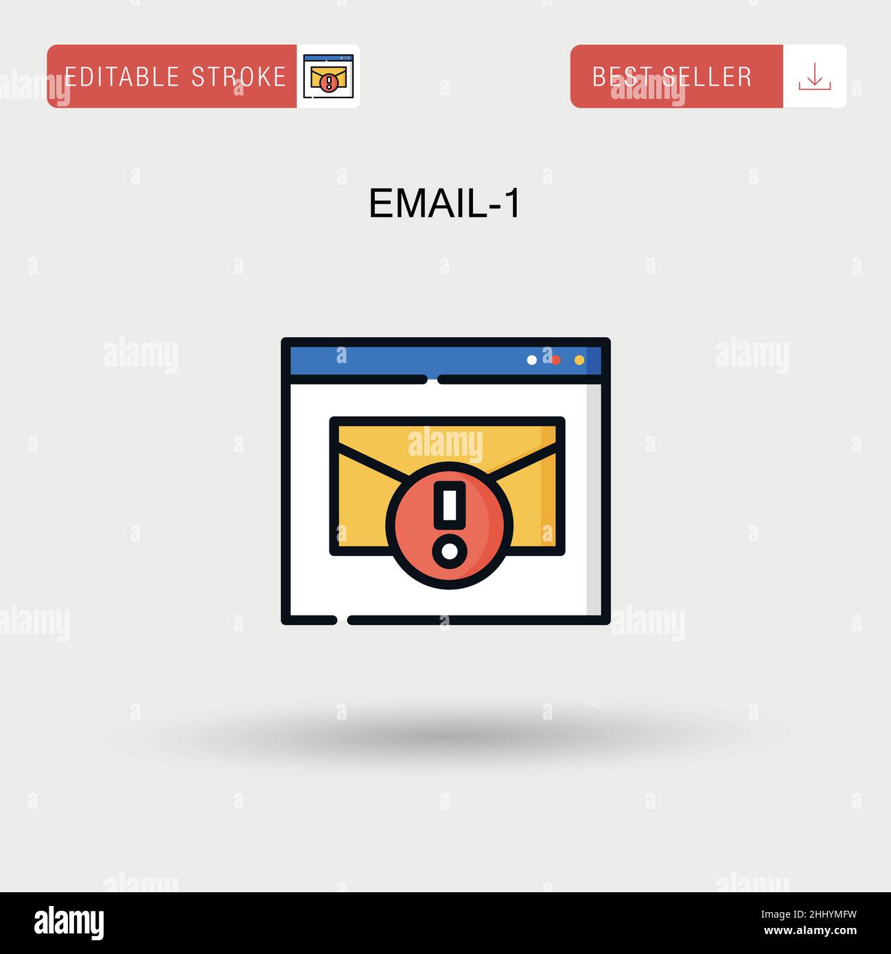 Mail icon vector white app hi-res stock photography and images - Alamy