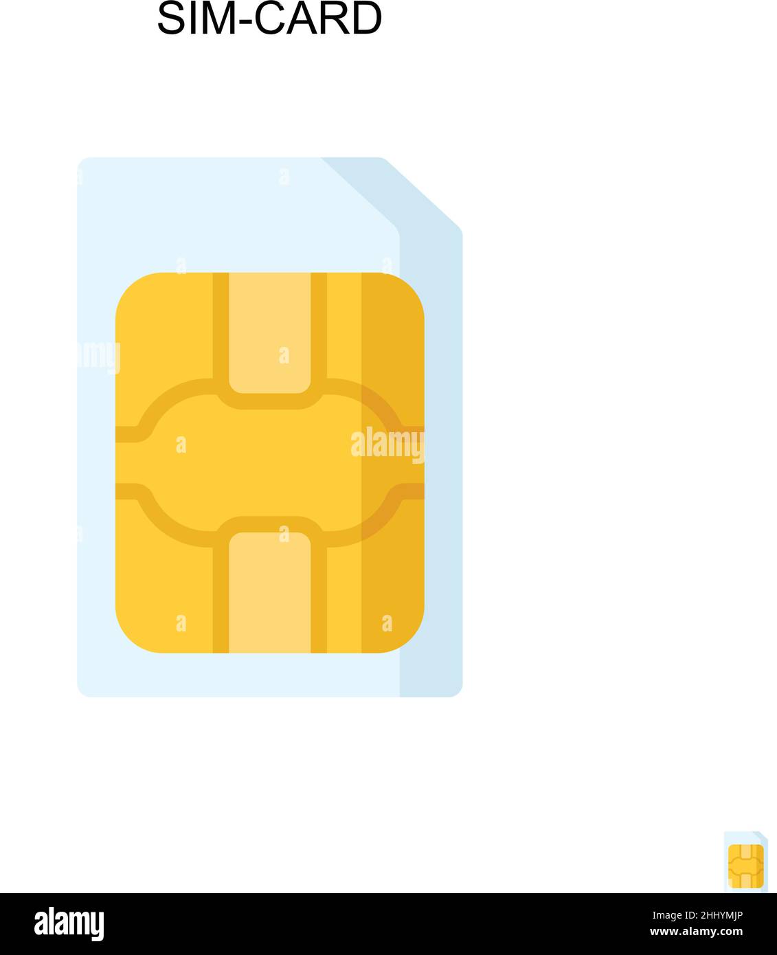 Sim card design hi-res stock photography and images - Alamy