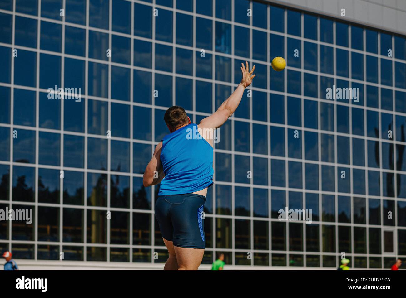 Shot strong athlete man hi-res stock photography and images - Alamy