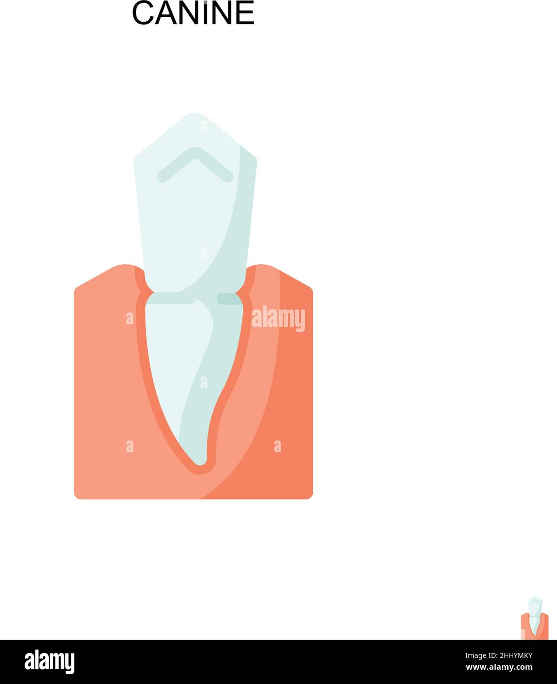 Canine Simple vector icon. Illustration symbol design template for web ...