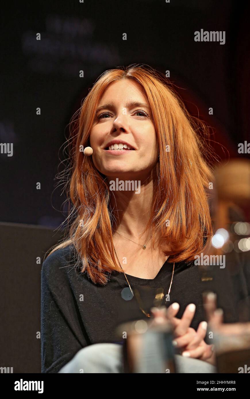 Stacey Dooley in Hay-On-Wye on the 23rd 0f May 2019. Stacey Jaclyn ...