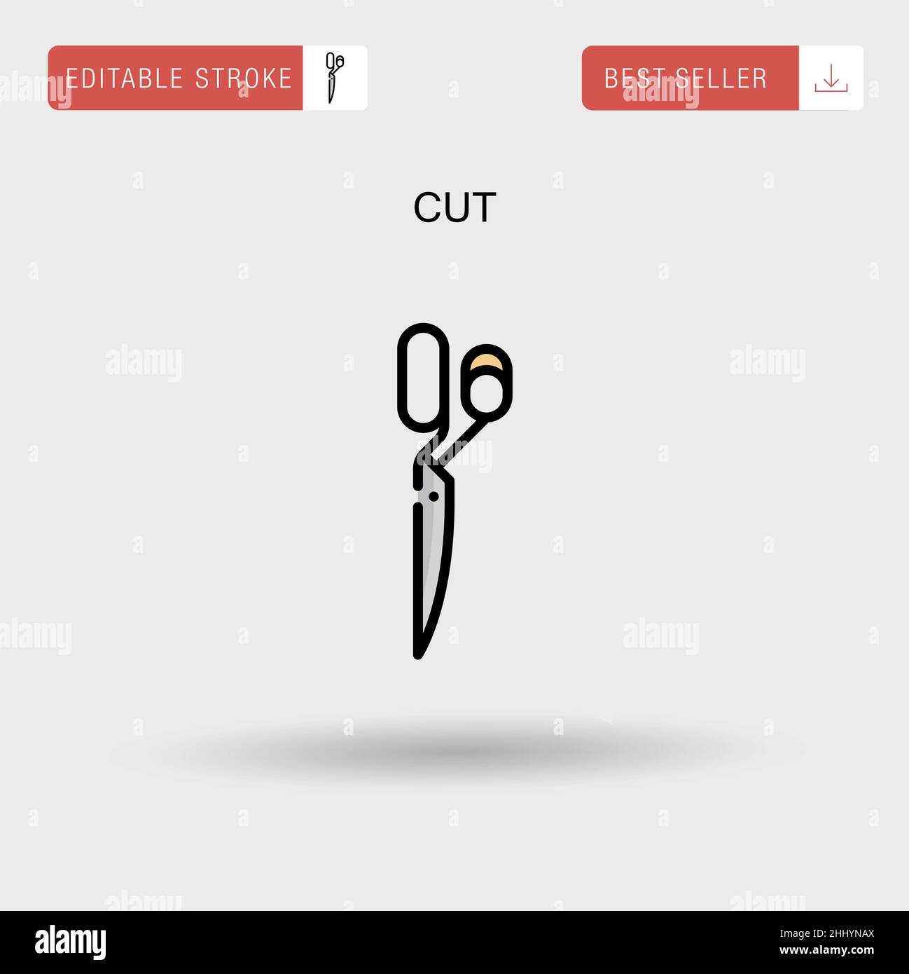 Paper cut design isolated Stock Vector Images - Alamy