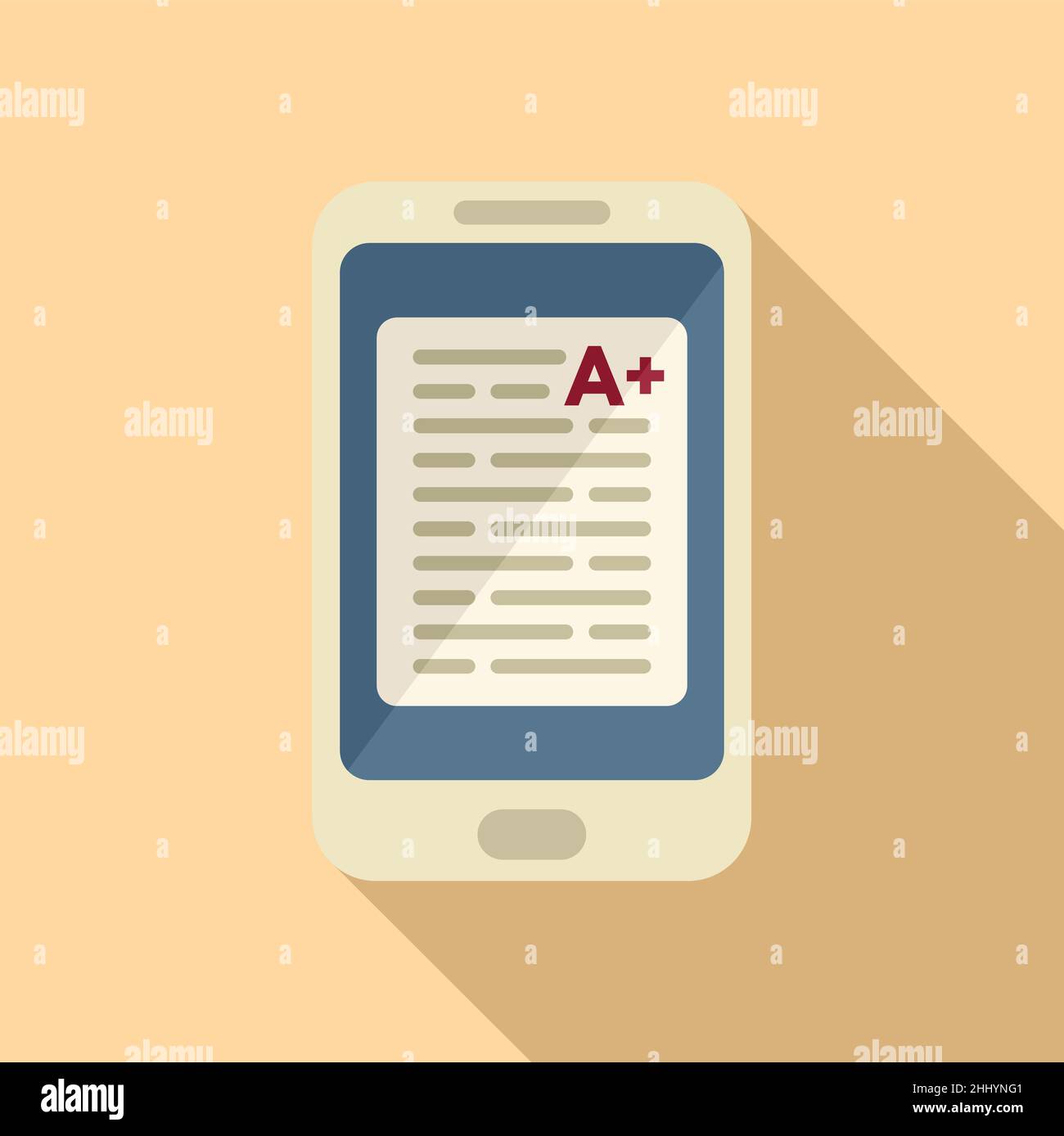 Test online tablet icon flat vector. Training study. Home education ...