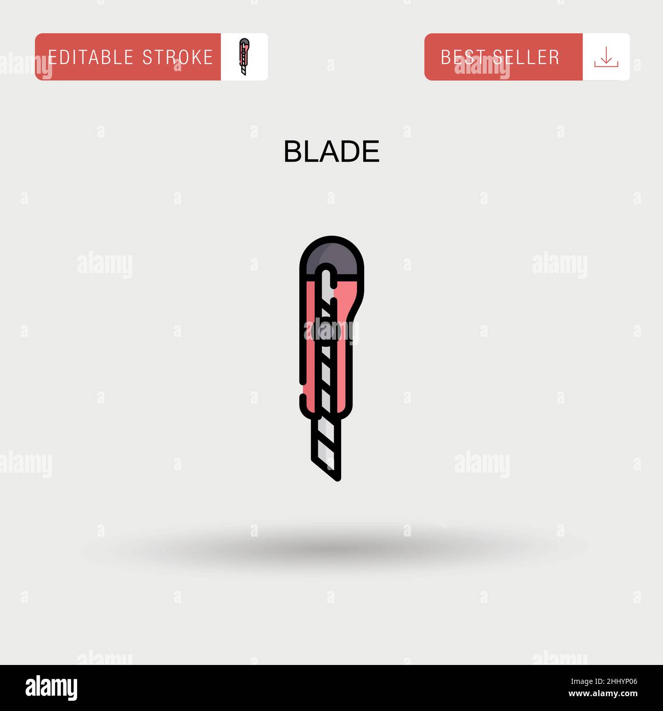 Blade Simple vector icon Stock Vector Image & Art - Alamy