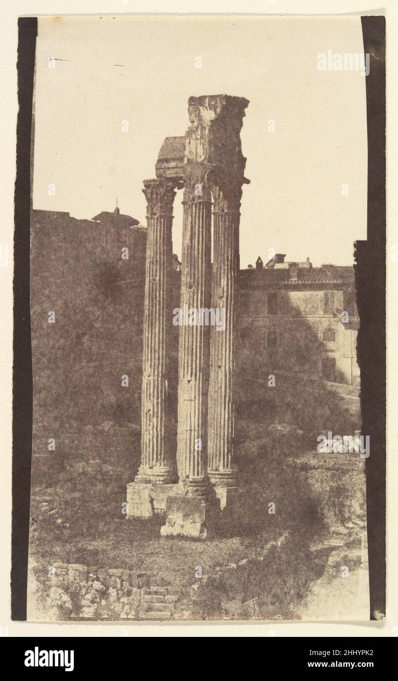 [Temple of Jupiter Tonans, Rome] 1850s Unknown. [Temple of Jupiter ...