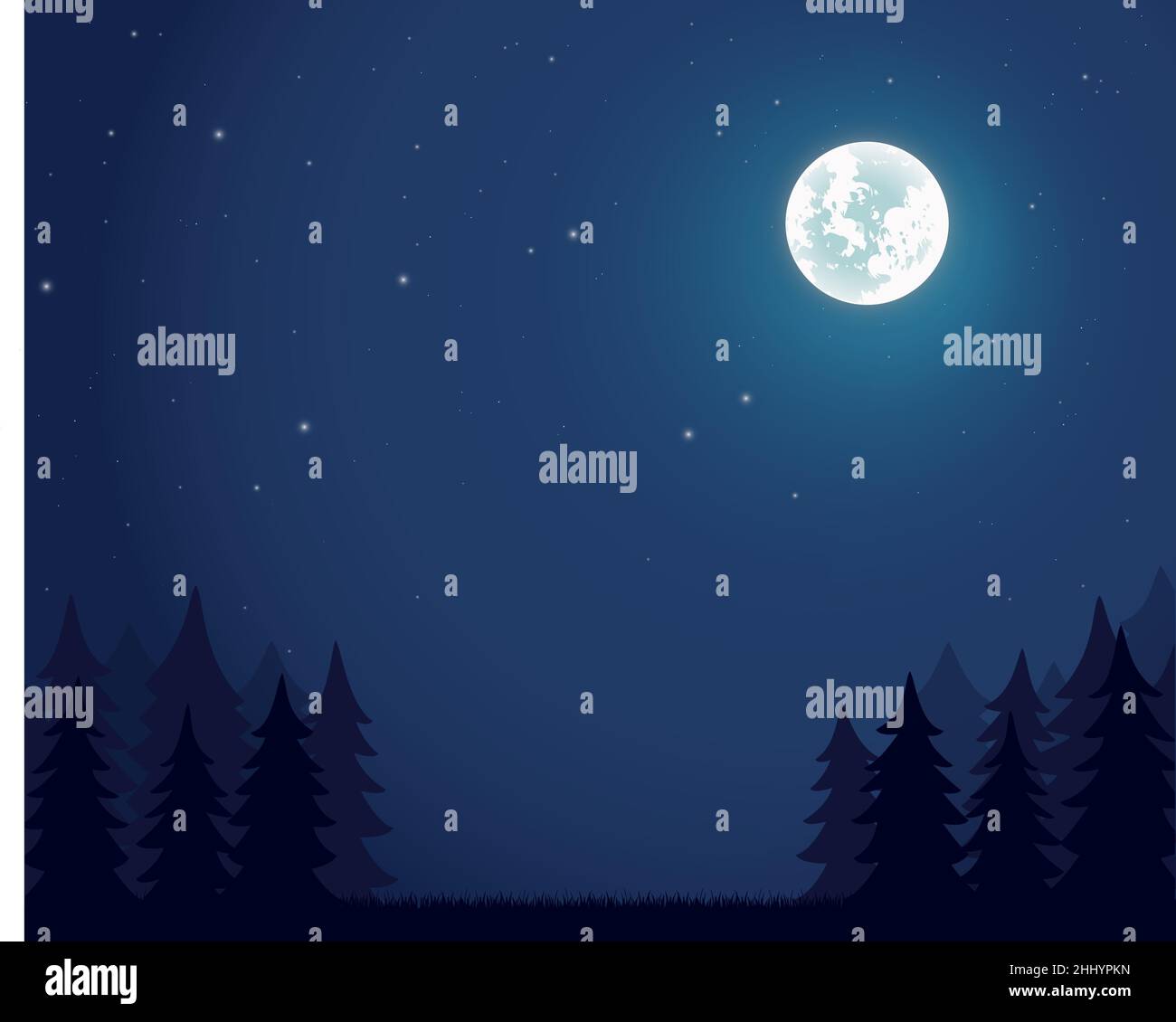 Dreamy forest light Stock Vector Images - Alamy