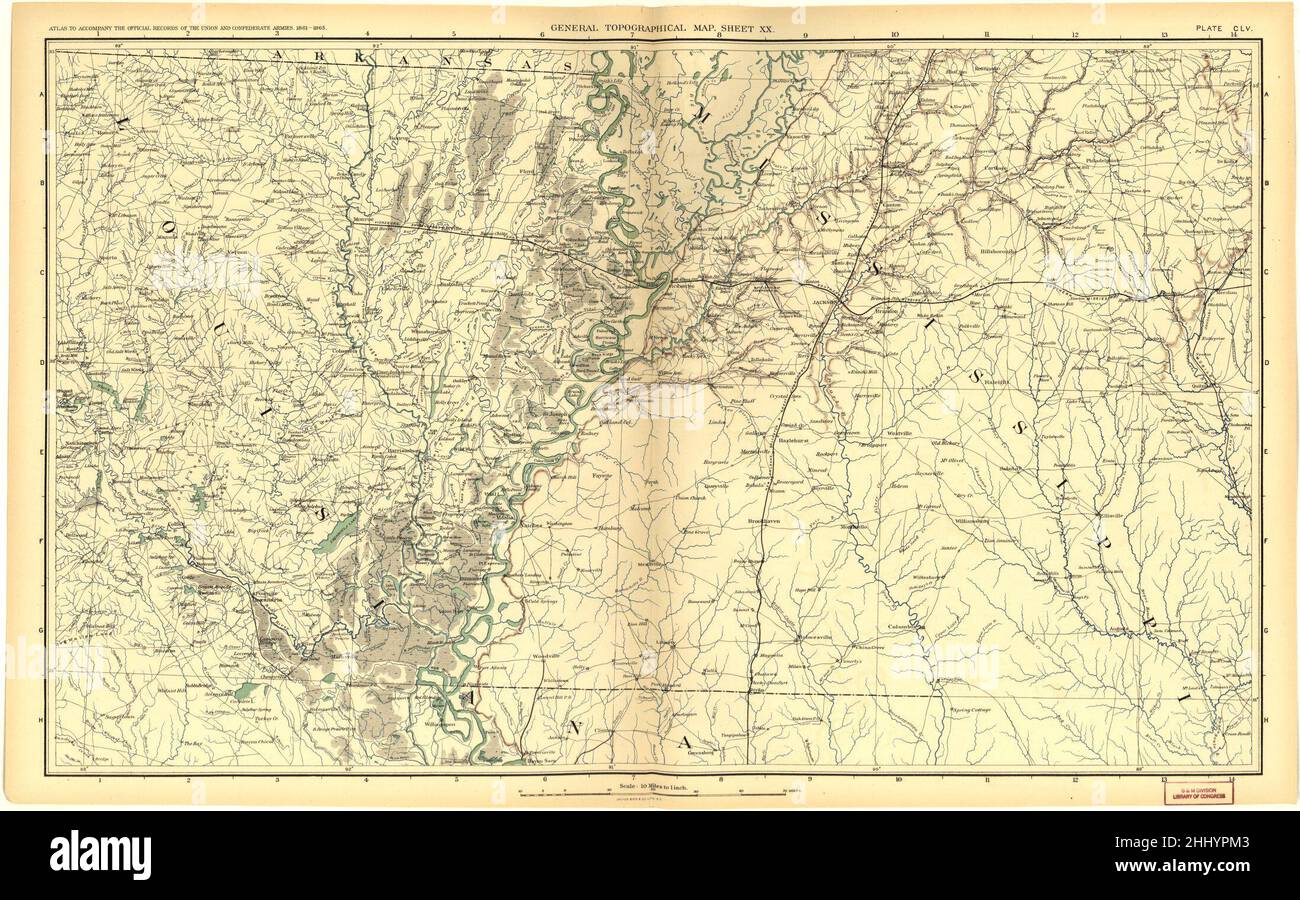 Map of the rebellion hi-res stock photography and images - Alamy