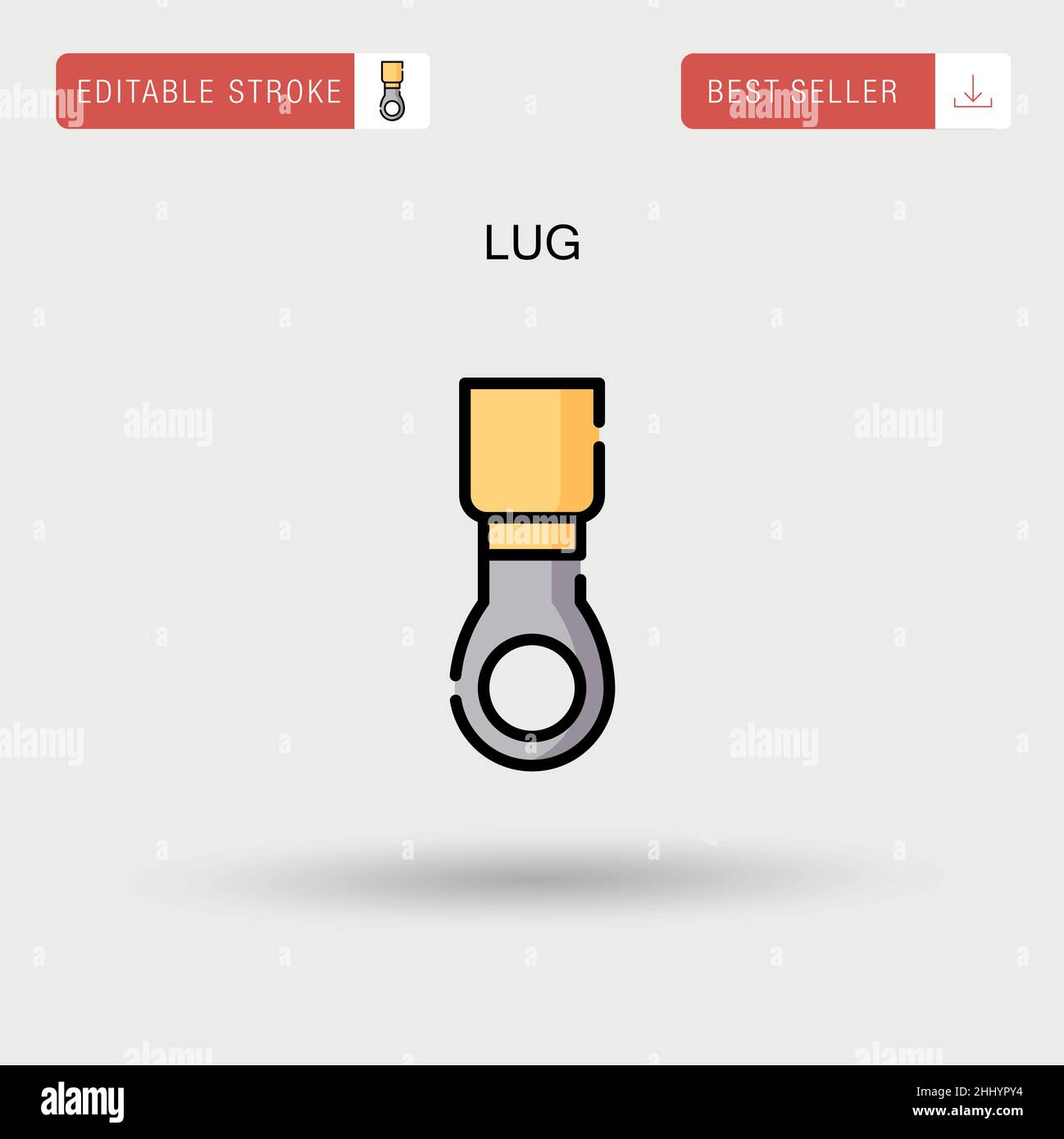 Car hub nut Stock Vector Images - Alamy