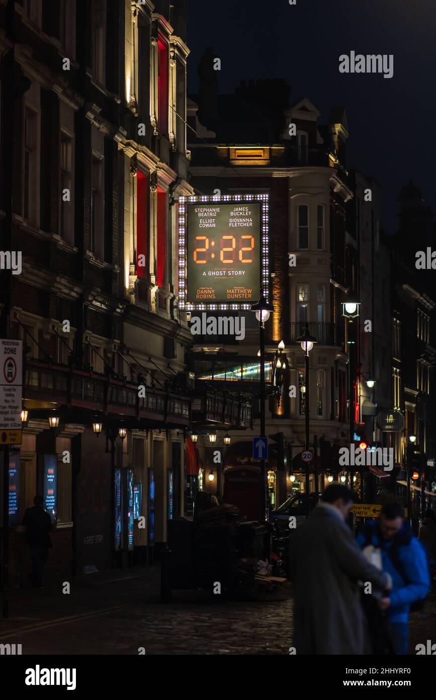 London and the West End a Neon World Stock Photo - Alamy