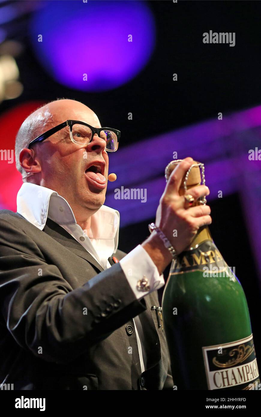 Harry Hill on stage at Hay Festival on the 23rd of May 2019. Matthew ...