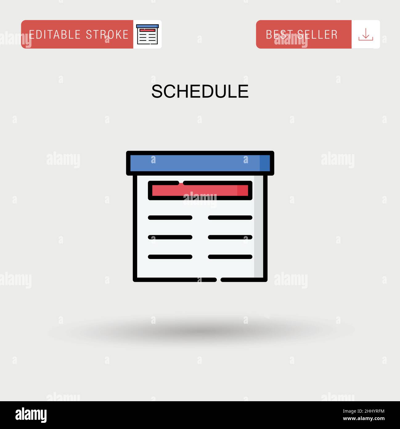 Online project planning schedule Stock Vector Images - Alamy