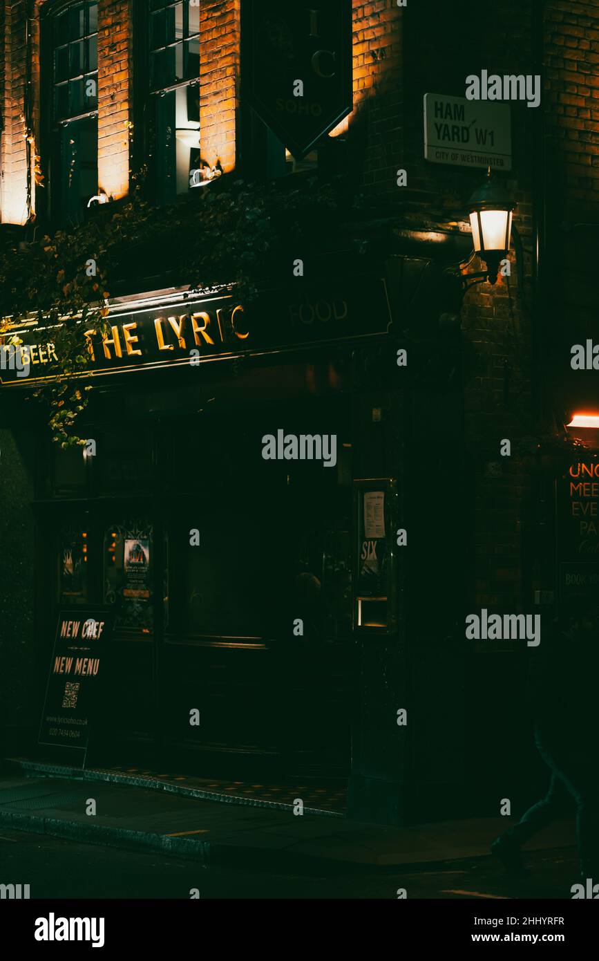 London and the West End a Neon World Stock Photo - Alamy