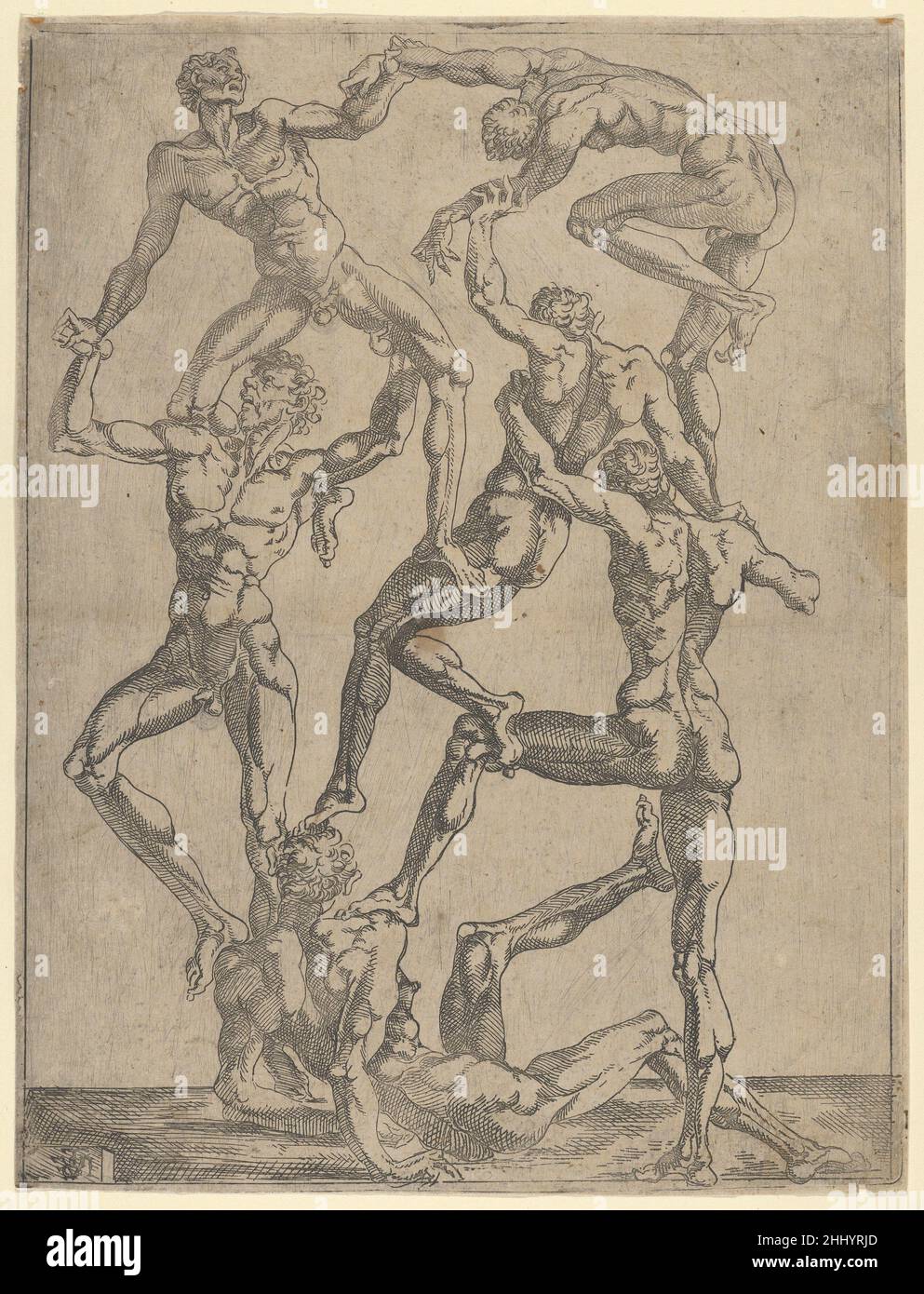 Pyramid of six Men 1540–50 Attributed to Juste de Juste French. Pyramid ...