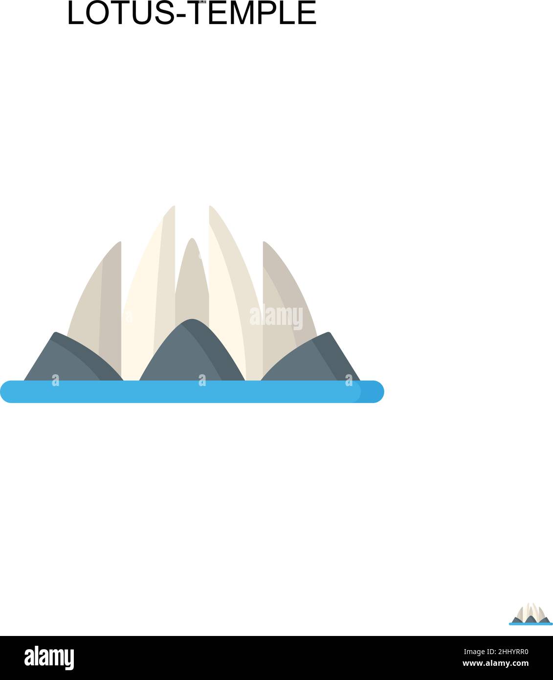 Blue lotus of india Stock Vector Images - Alamy