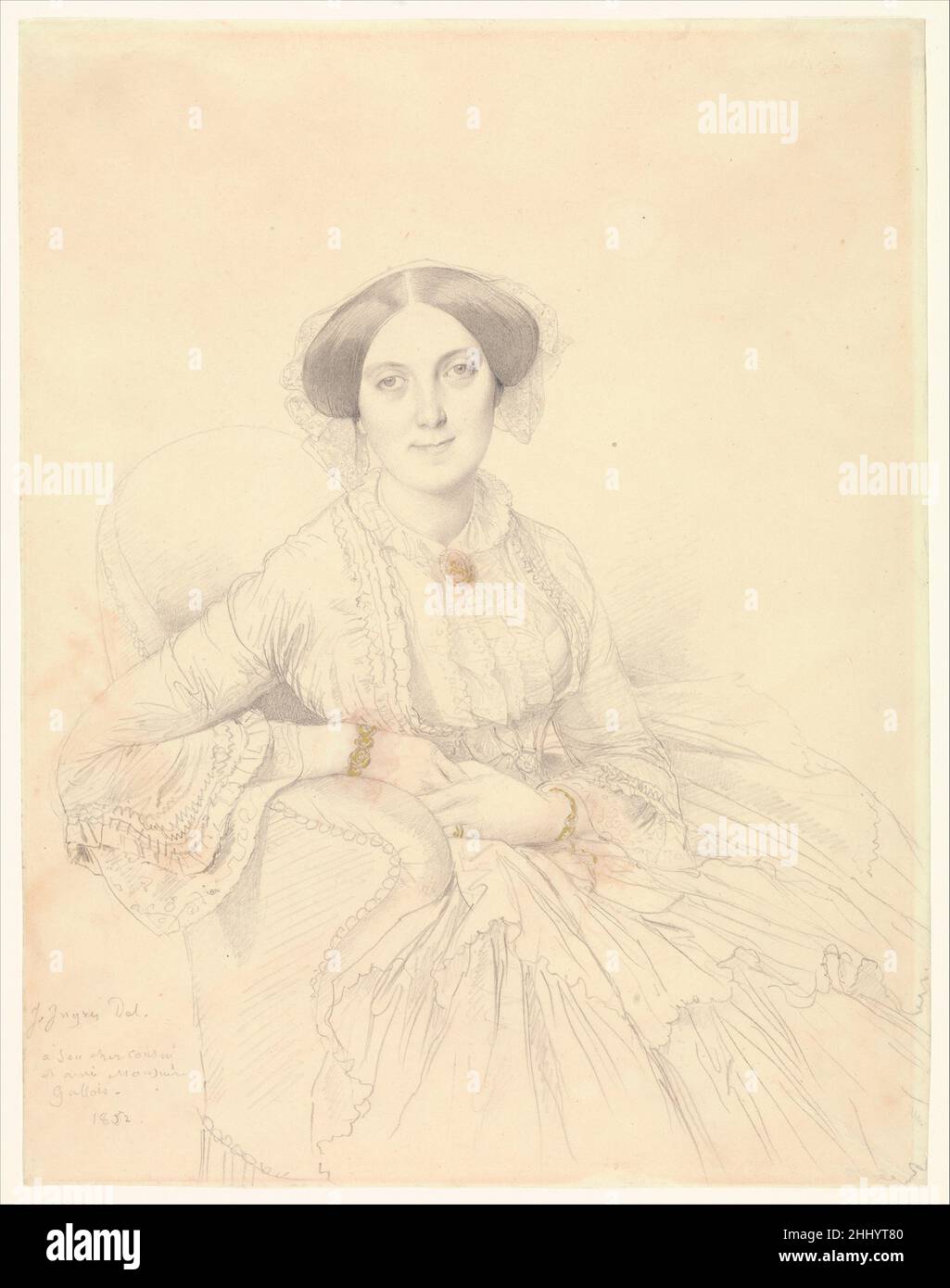Madame Félix Gallois 1852 Jean Auguste Dominique Ingres French Ingres ...