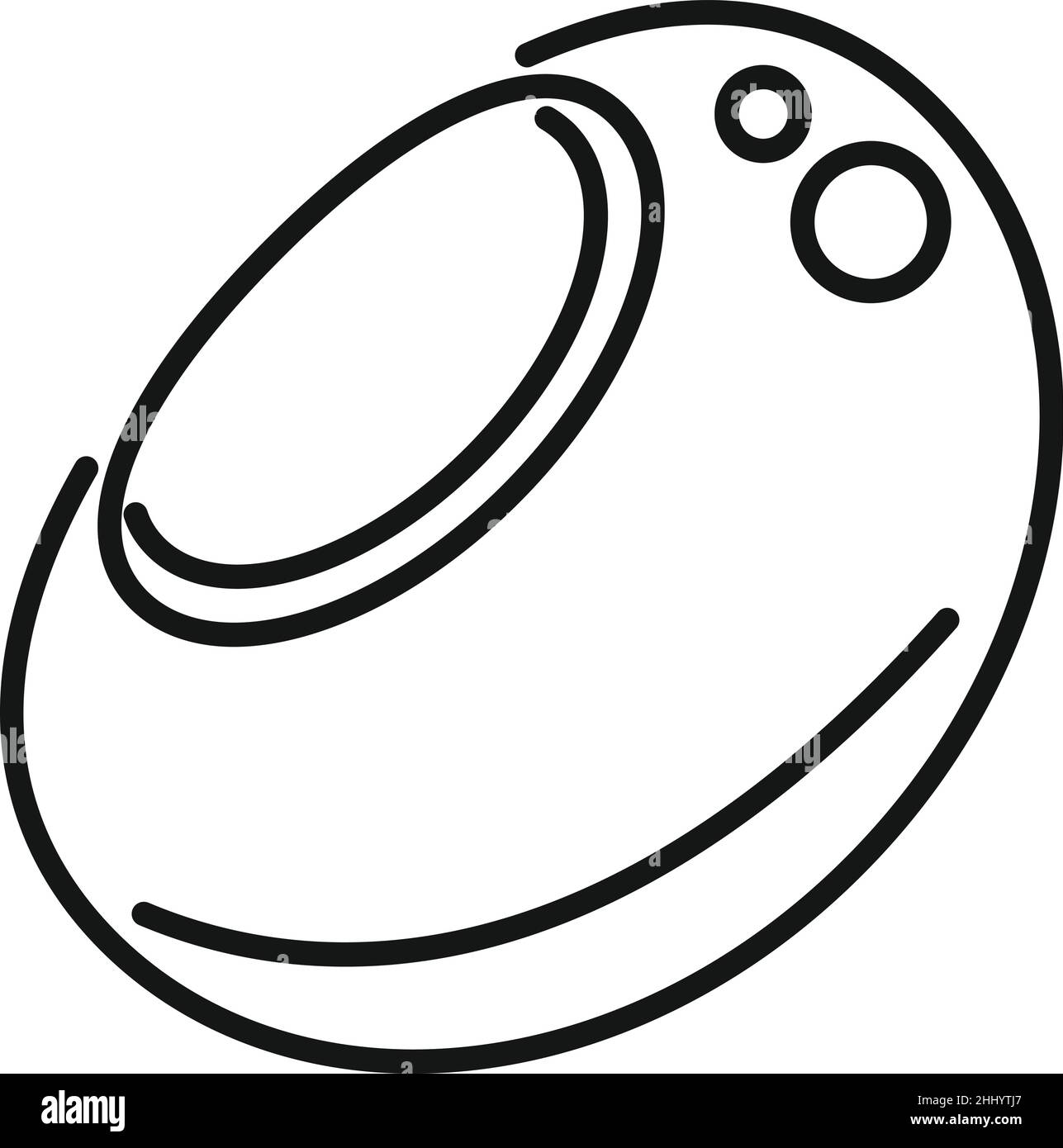 Autumn chestnut icon outline vector. Nut season Stock Vector Image ...