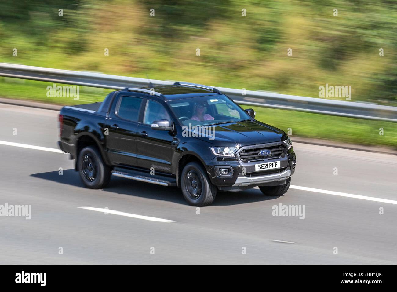 2021 black Ford Ranger 1996cc 10 speed automatic Vehicular traffic ...