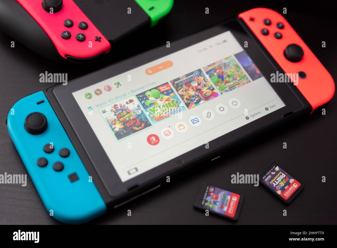 Wroclaw, Poland - JAN 22, 2022: Nintendo Switch - popular mobile ...