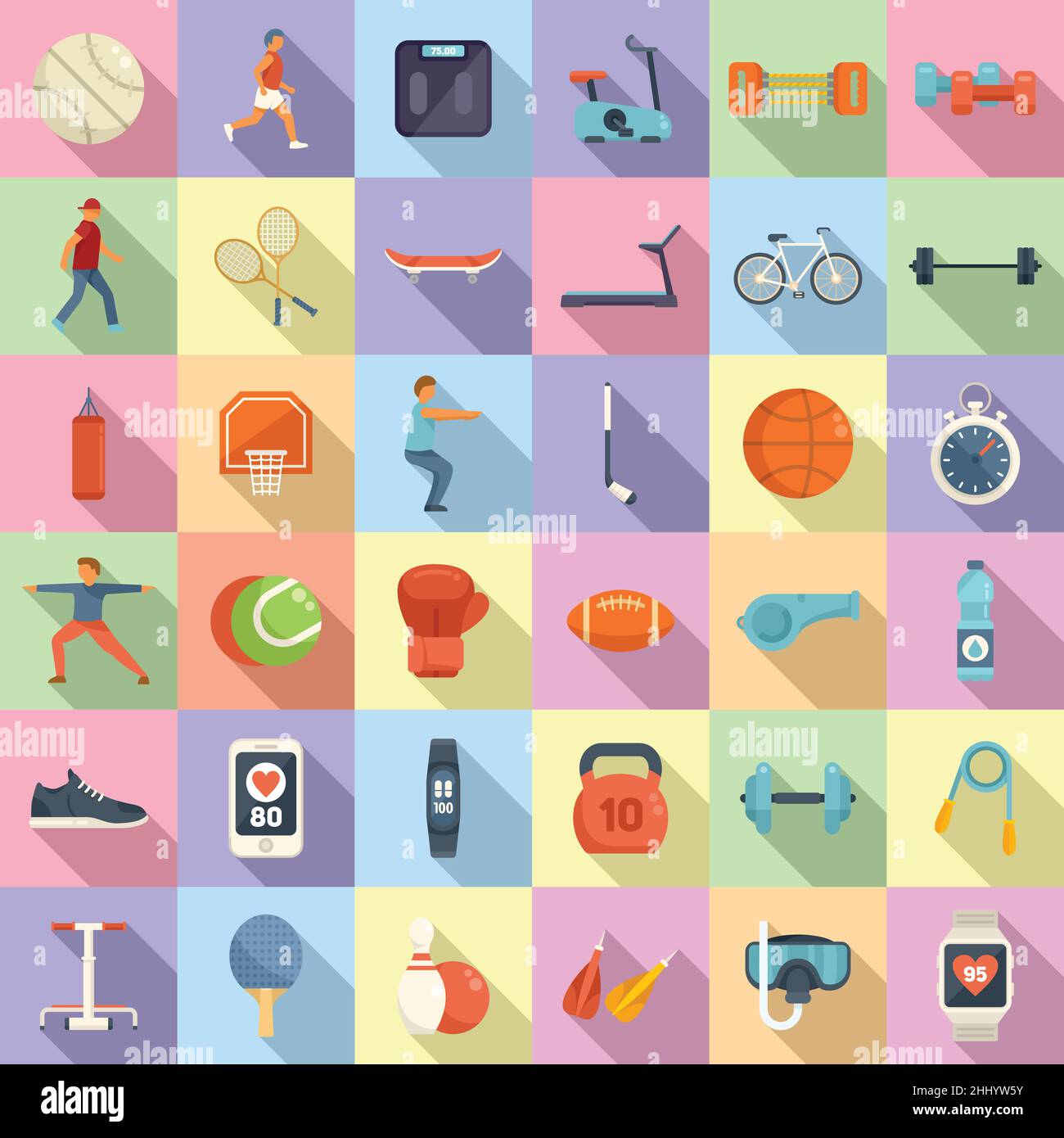 Children run gym Stock Vector Images - Alamy