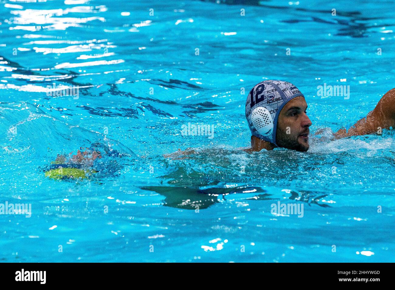 Milan, Italy - january 25 2022 - friendly waterpolo match Pro Recco vs ...